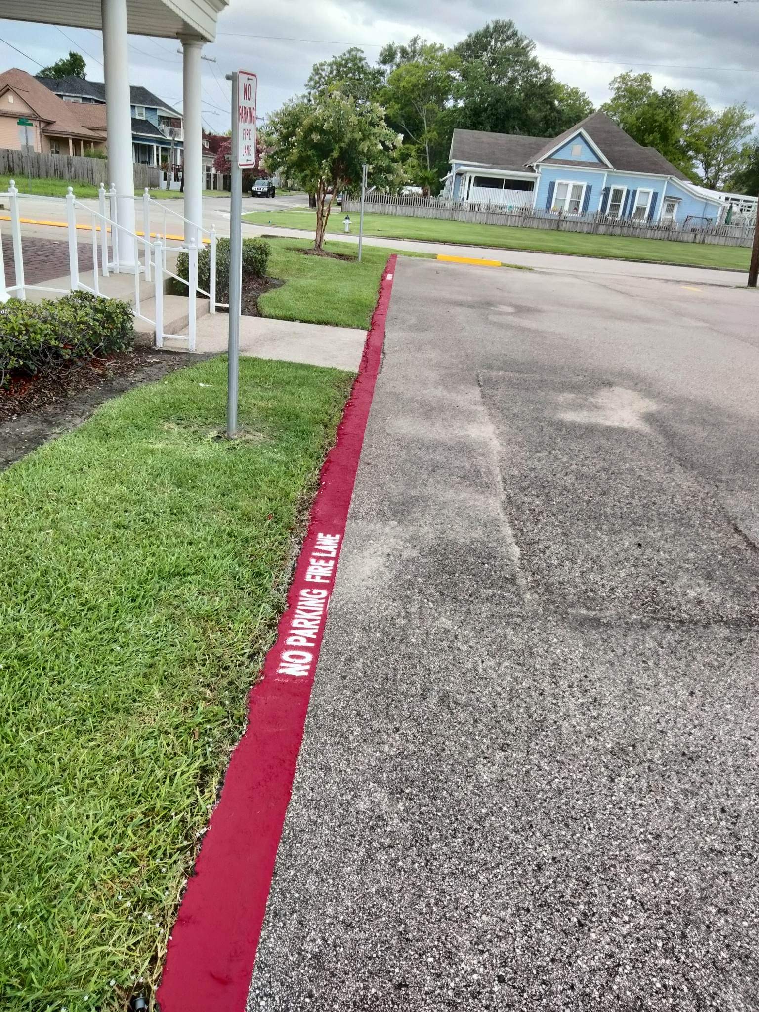 Lumberton Fire Lane Striping
